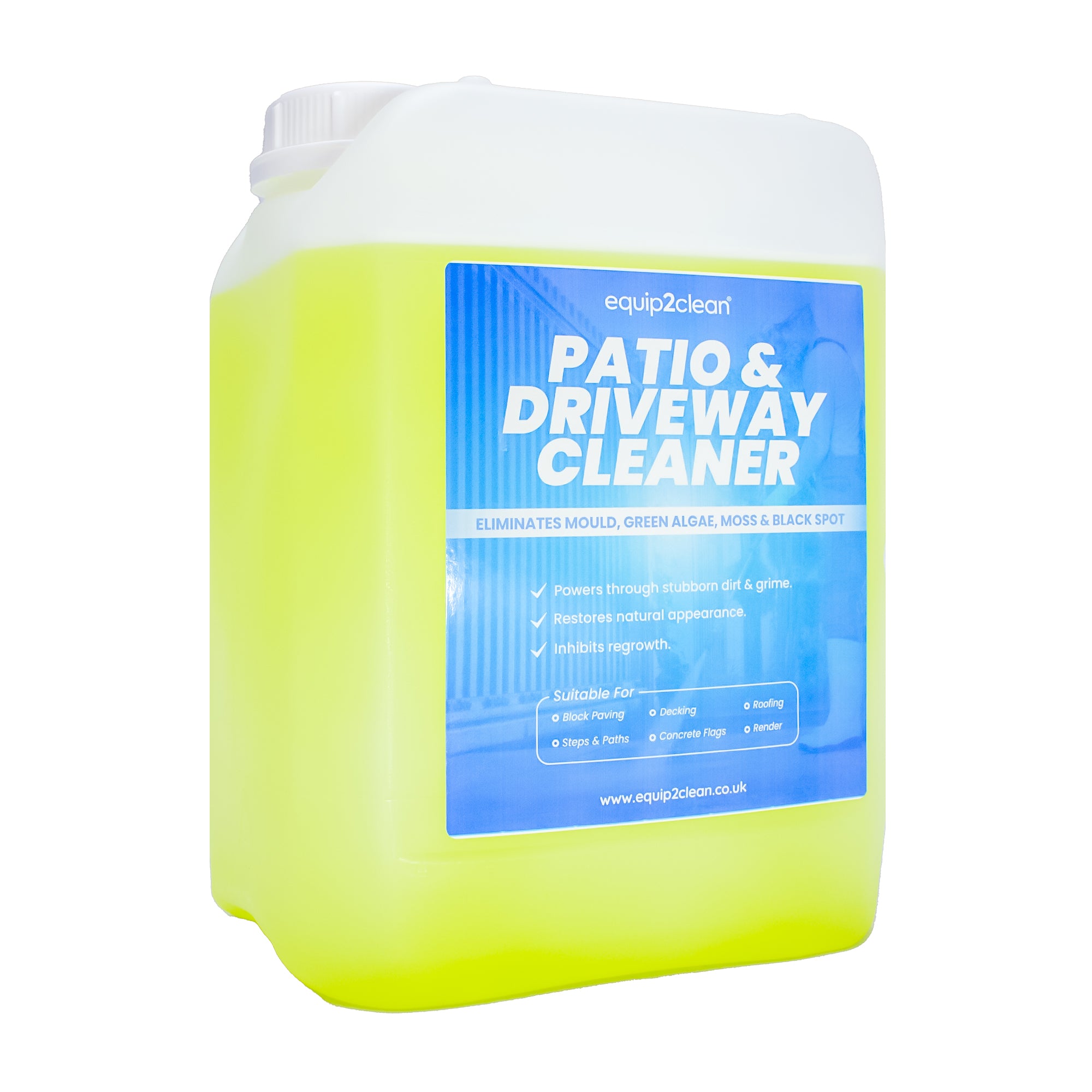 Patio & Driveway Cleaner 5L (Hypo Superfoam+) | Equip2Clean